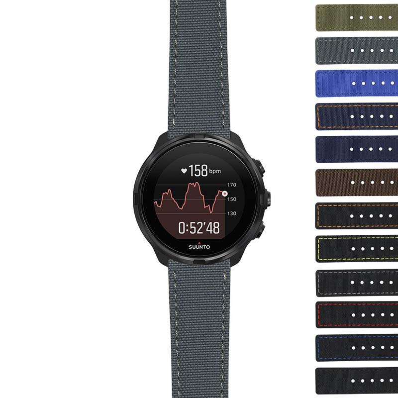 DASSARI Nylon Strap for Suunto 9 | Ele Straps